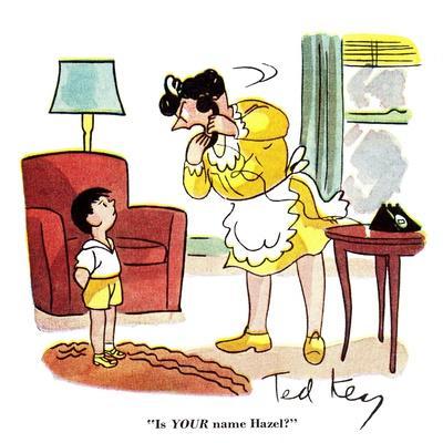 'Hazel Cartoon' Giclee Print - Ted Key | Art.com