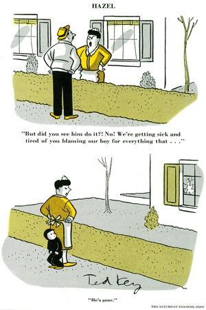 'Hazel Cartoon' Giclee Print - Ted Key | Art.com