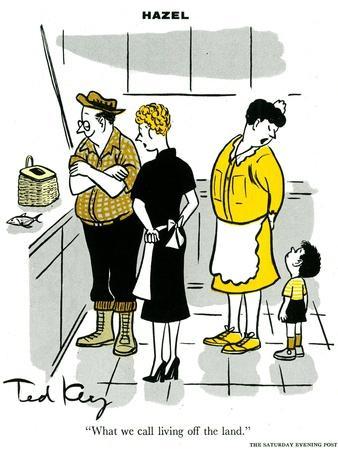 'Hazel Cartoon' Giclee Print - Ted Key | Art.com