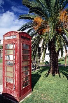 'Telephone Booth, Bermuda' Photographic Print - George Oze | Art.com