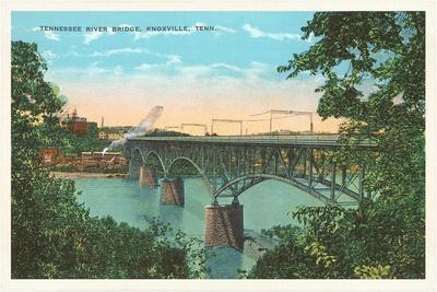 'Tennessee River Bridge, Knoxville, Tennessee' Art Print | Art.com