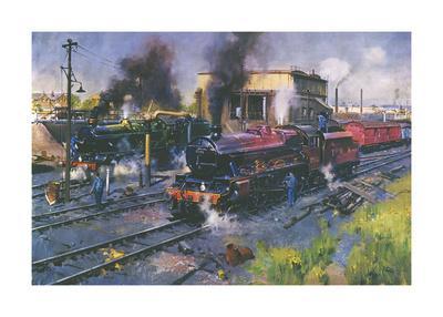 Express Engines Limited Edition - Terence Cuneo | Art.com