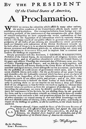 Thanksgiving Proclamation Giclee Print | Art.com