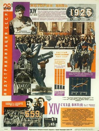 The 14th Congress of the All-Union Communist Party, 1925 Giclee Print ...