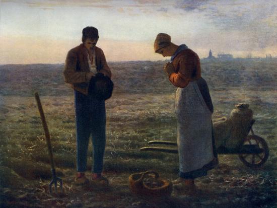 The Angelus, 1857-1859 Giclee Print by Jean Francois Millet | Art.com