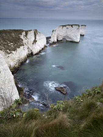 'The Beautiful Cliffs and Sea Stacks of Old Harry Rocks, Jurassic Coast ...