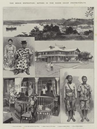 'The Benin Expedition, Scenes in the Niger Coast Protectorate' Giclee ...