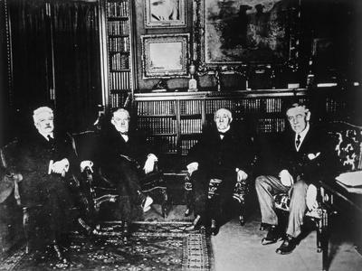 'The Big Four at the Paris Peace Conference, 1919' Photographic Print ...