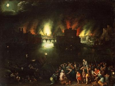 'The Burning of Troy' Giclee Print - Jan Brueghel the Elder | Art.com