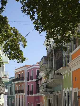 'The Colonial Town, San Juan, Puerto Rico, West Indies, Caribbean, USA ...