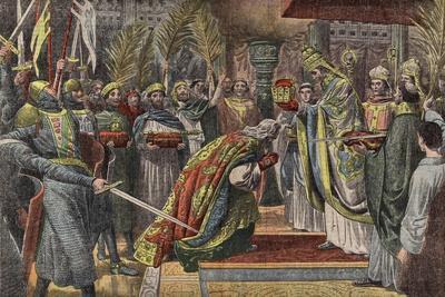 'The Coronation of the Emperor Charlemagne' Giclee Print | Art.com