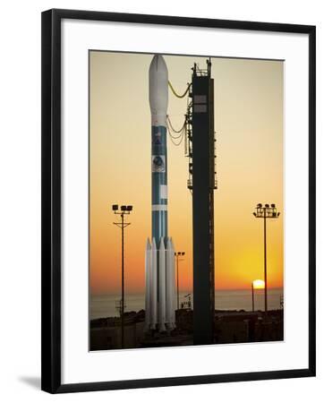 'The Delta II Rocket On Its Launch Pad' Photographic Print - Stocktrek ...