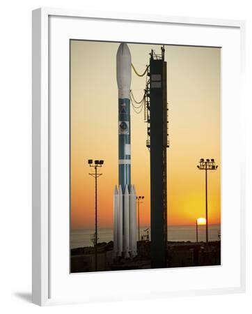 'The Delta II Rocket On Its Launch Pad' Photographic Print - Stocktrek ...