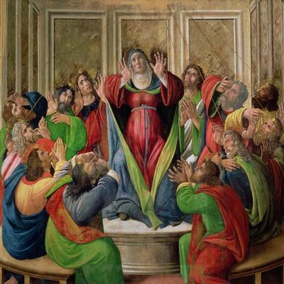 'The Descent of the Holy Ghost, 1495-1505 (Oil on Panel)' Giclee Print - Sandro (studio of ...