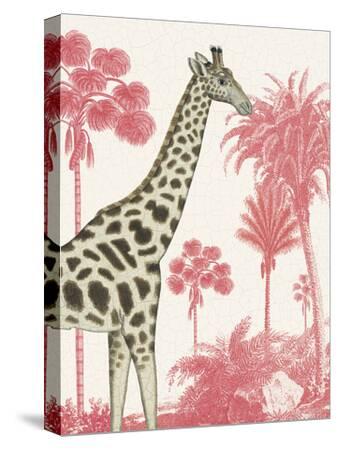 Wild Wonderland - Giraffe Stretched Canvas Print - The Drammis ...