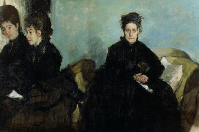 'The Duchess De Montejasi and Her Daughters Elena and Camilla, 1876 ...