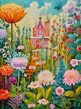'Whimsical Gardens 5' Art Print - The Dutch Lady | Art.com