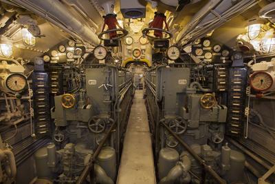 The Engine Room Of The Captured German Submarine U505 Photographic