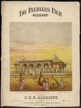 'The Entrance to Hastings Pier, Featured on a Victorian Music Sheet ...