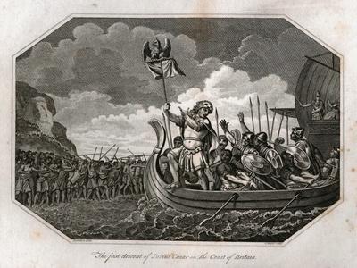 'The First Descent of Julius Caesar on the Coast of Britain' Giclee ...