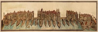 'The Former London Bridge of London (England), circa 1600, the First ...