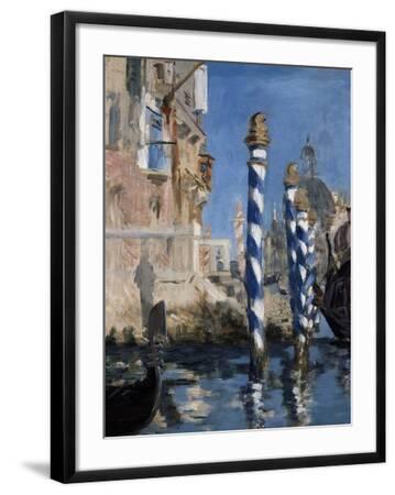The Grand Canal of Venice or Blue Venice by Edouard Manet Framed ...