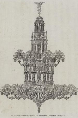 'The Great Chandelier by Defries in the International Exhibition ...