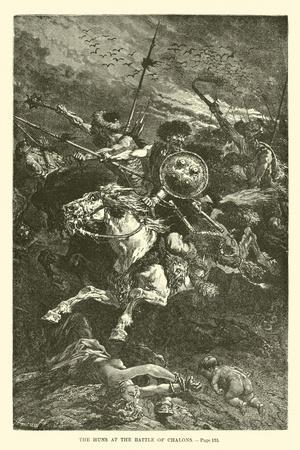 The Huns at the Battle of Chalons Giclee Print | Art.com