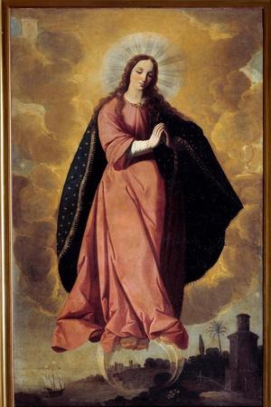 'The Immaculee Painting Design by Francisco De Zurbaran (1598-1664 ...