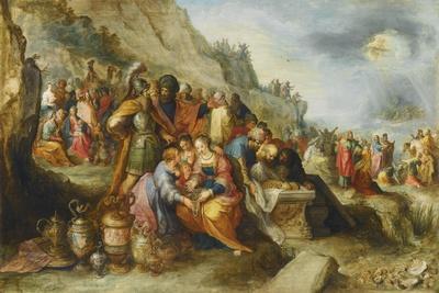 The Israelites, after crossing the Red Sea, at the tomb of the ...