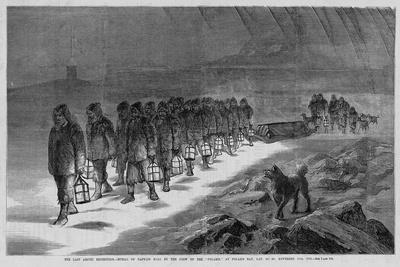 The Last Arctic Expedition--Burial of Captain Hall by the Crew of the ...