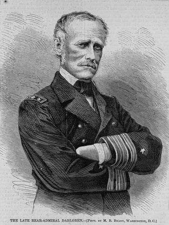 The Late Rear-Admiral Dahlgren. Phot. by M. B. Brady, Washington, D.C ...