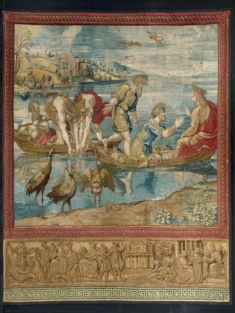 'The Miracle of the Fishes Tapestry by Raphael and Studio' Giclee Print ...