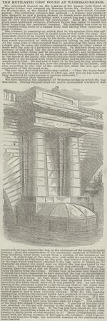 'The Mutilated Body Found at Waterloo-Bridge' Giclee Print | Art.com