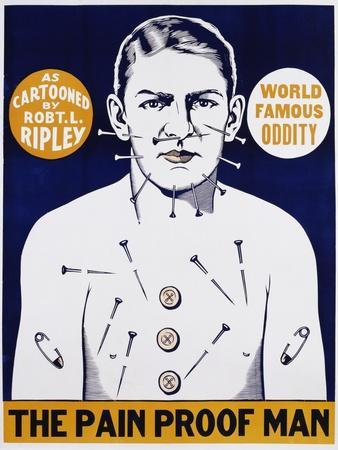 The Pain Proof Man Poster Giclee Print | Art.com