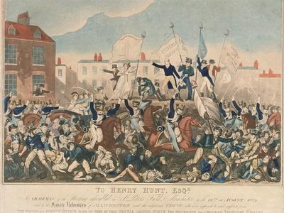 'The Peterloo Massacre, 16th August 1819' Giclee Print - George ...