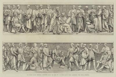 'The Prince Consort Memorial, Sculptures Round the Base' Giclee Print ...