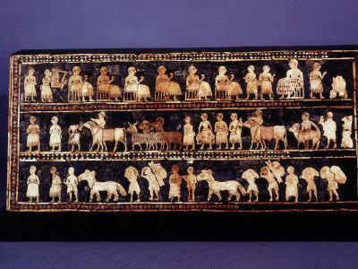 'The Standard of Ur, Sumerian, Southern Iraq, c. 2500 BC' Photographic ...