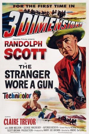 'The Stranger Wore a Gun, from Bottom Left: Claire Trevor, Randolph ...