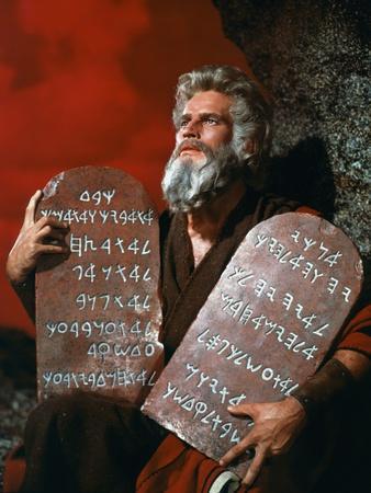 'The Ten Commandments, Charlton Heston, 1956' Photo | Art.com