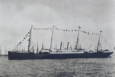 The Transatlantic Saale Ship, on Which Composer Antonin Leopold Dvorak ...
