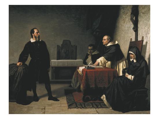 The Trial of Galileo Art Print by Cristiano Banti | Art.com