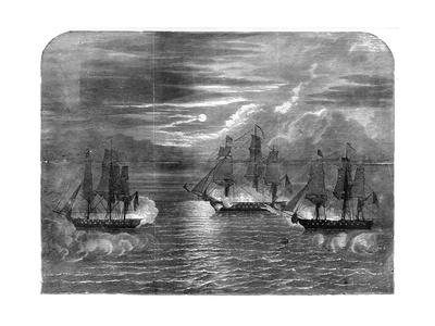 'The 'USS Constitution' Capturing the 'Cyane' and 'Levant, 1815' Giclee ...