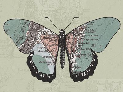 'Creature Cartography IV' Giclee Print - The Vintage Collection | Art.com