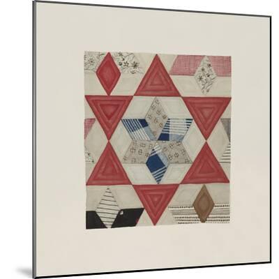 Quilted Focus - Pattern Mounted Giclee Print - The Vintage Collection ...