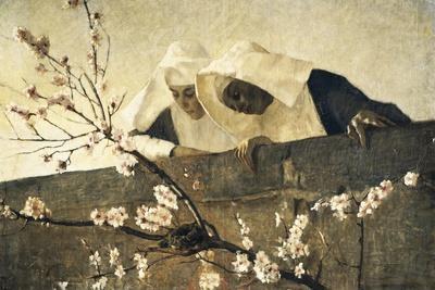 'The Warblers or Nuns Contemplating a Nest, Ca 1884' Giclee Print | Art.com