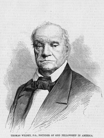 Thomas Wildey, P.G., Founder of Odd Fellowship in America. Giclee Print ...