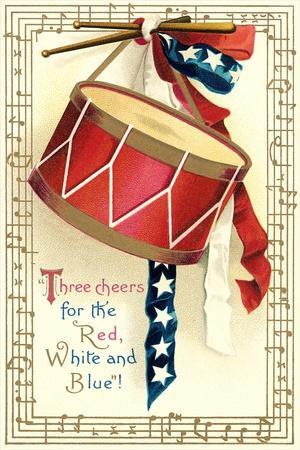'Three Cheers for the Red, White, Blue' Art Print | Art.com