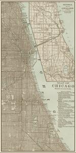 Maps of Chicago, IL Art: Prints, Paintings, Posters & Wall Art | Art.com