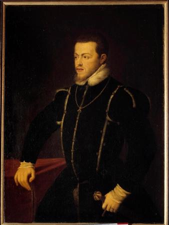 'Portrait of Philip II (1527-1598) King of Spain and Portugal Painting ...
